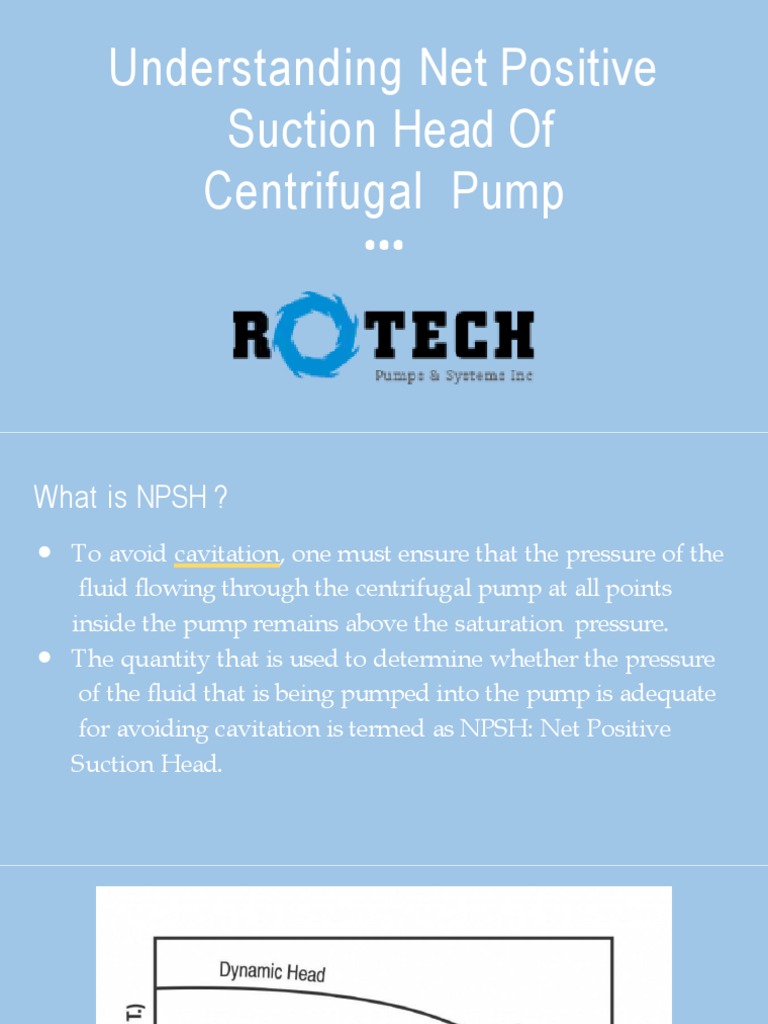 Understanding Net Positive Suction Head of Centrifugal Pump | Download ...