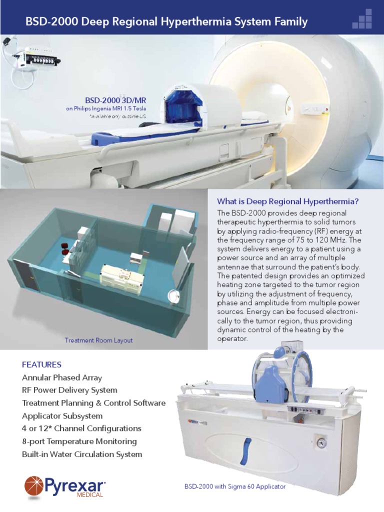BSD-2000 Deep Regional Hyperthermia System Family | PDF | Radiation ...