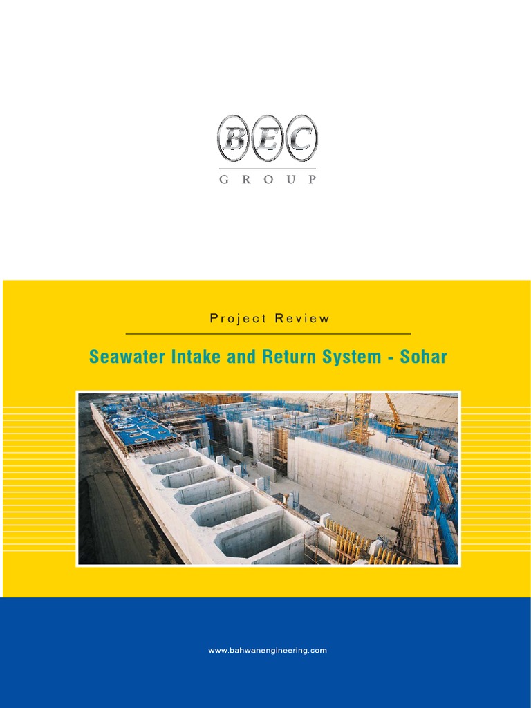 Seawater Intake and Return System - Sohar | PDF | Dubai | Pump
