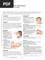 Basic Ward Procedures | PDF | Intravenous Therapy | Medical Specialties