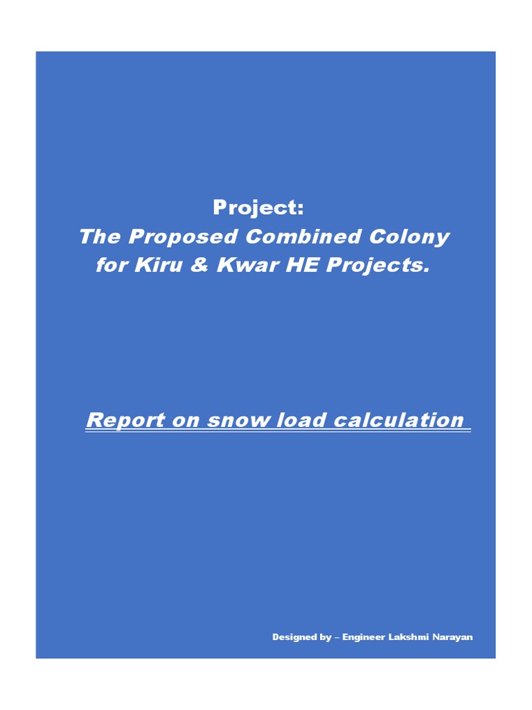 5.snow Load Calculation | PDF | Snow | Latitude