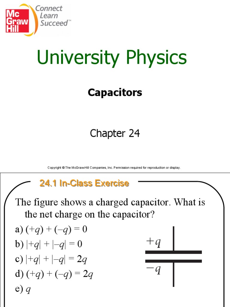 University Physics: Capacitors | PDF | Dielectric | Capacitor