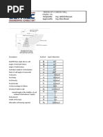 Gabion Design: 1) Calculation For Earth Pressure | PDF | Civil ...