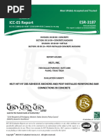ICC ES Evaluation Report ESR 2269: Hilti, Inc | PDF | Strength Of ...