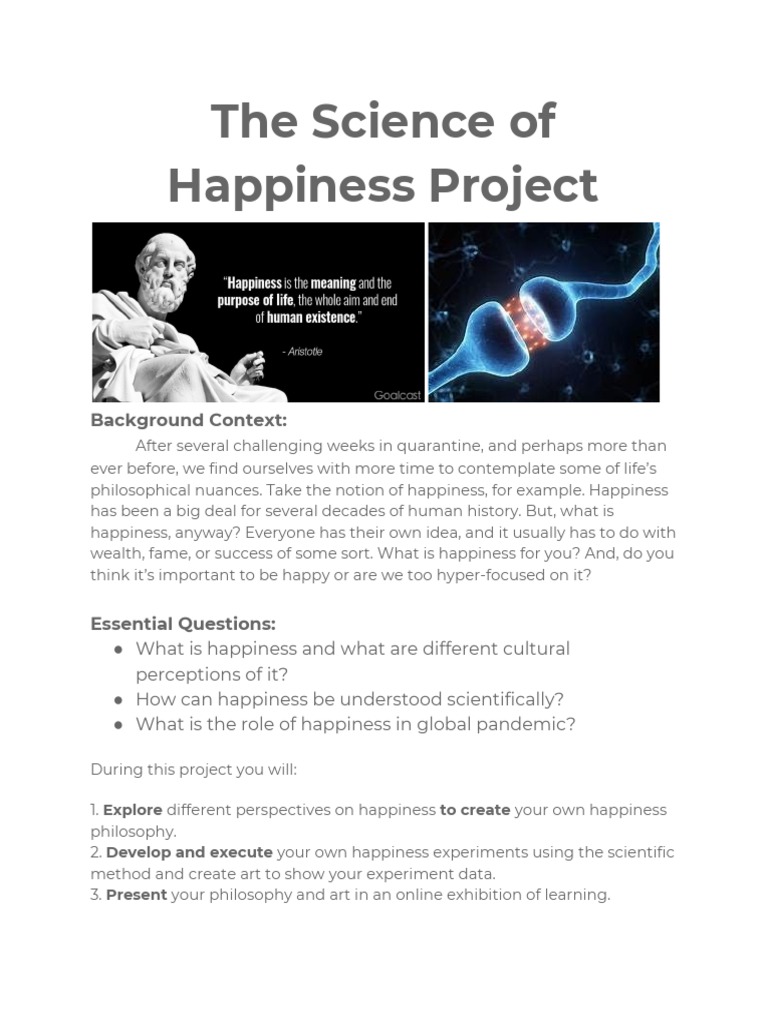 Exploring Happiness: A Scientific Approach | PDF | Happiness | Science