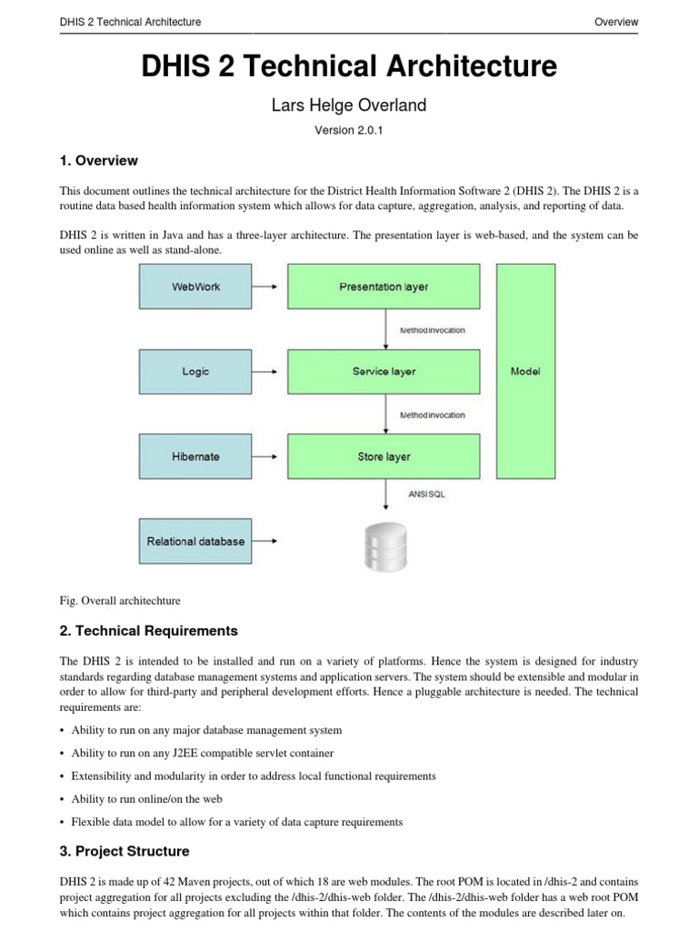 Dhis2 Technical Architecture Guide | PDF | Method (Computer Programming) | Class (Computer ...