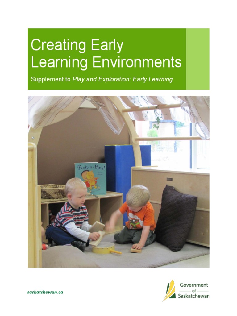 Creating Early Learning Environments PDF | PDF | Preschool | Curiosity