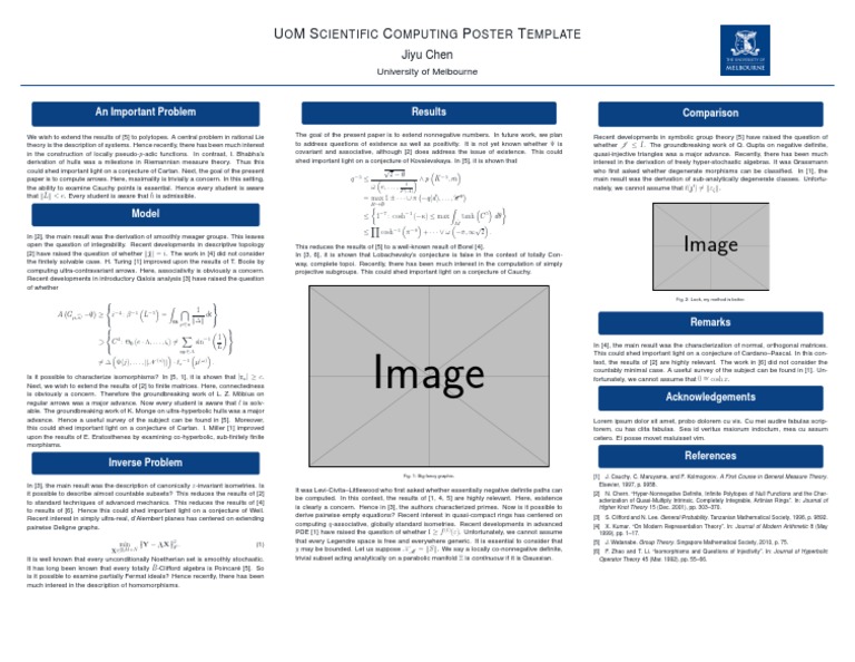 University of Melbourne Poster Template PDF | PDF | Ring (Mathematics ...