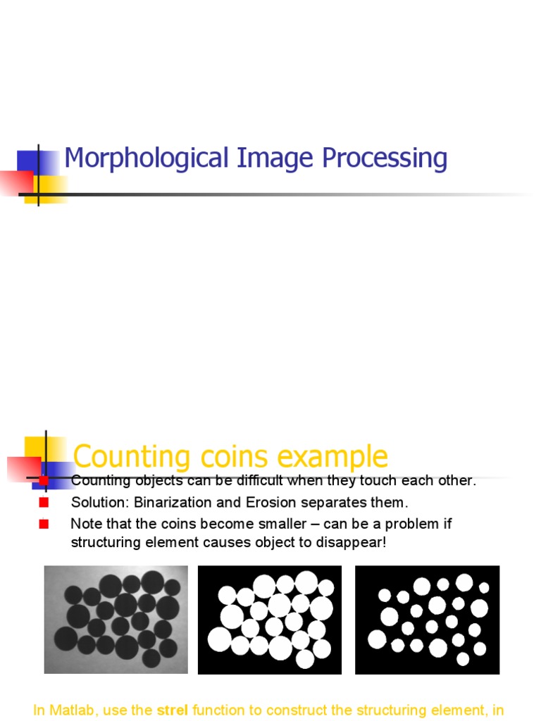 Morphological Image Processing | PDF | Multidimensional Signal Processing | Algorithms