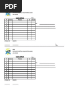Formato Vale de Entrada de Mercancia de Almacen | PDF