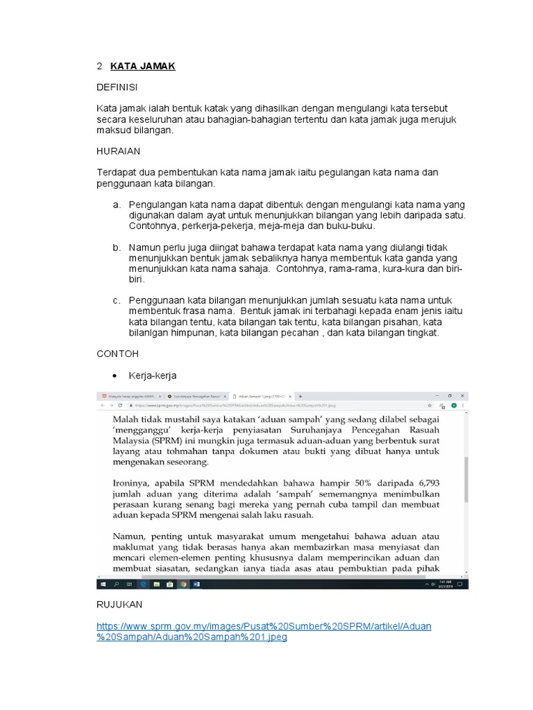 Kata Jamak | PDF