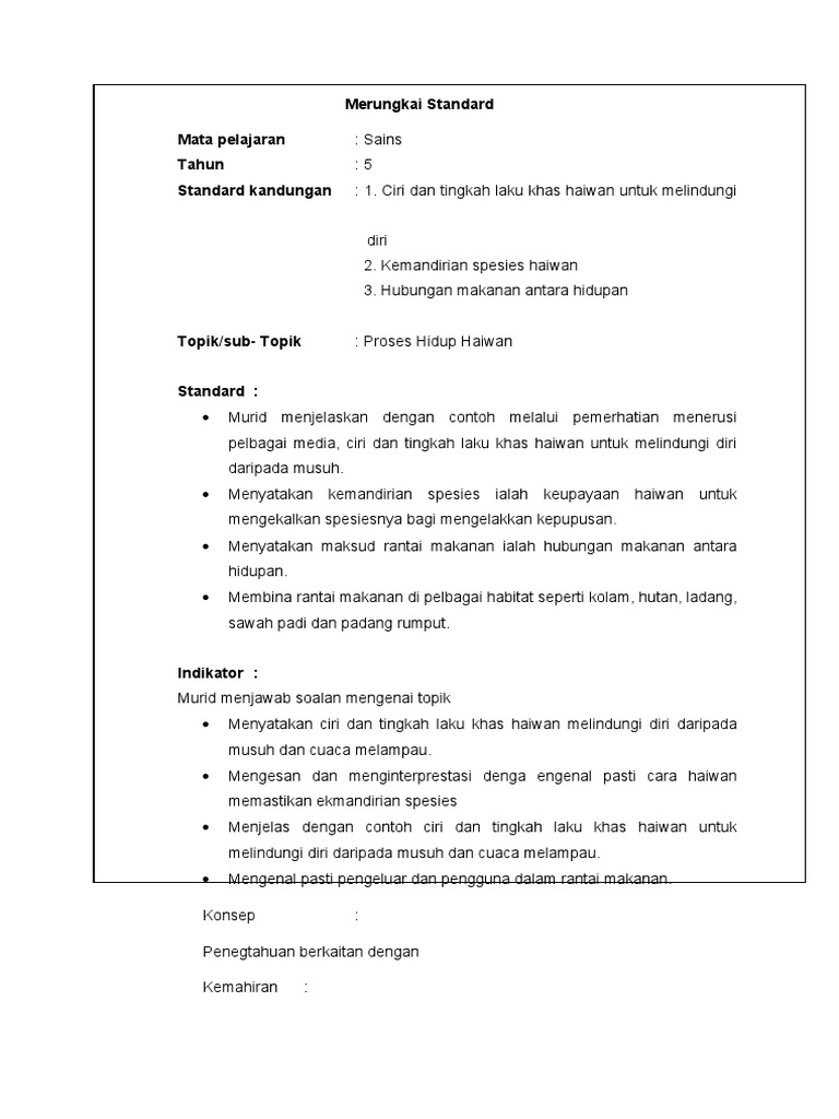 Merungkai Standard | PDF