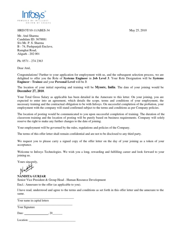 Offer Letter | PDF | Insurance | Life Insurance