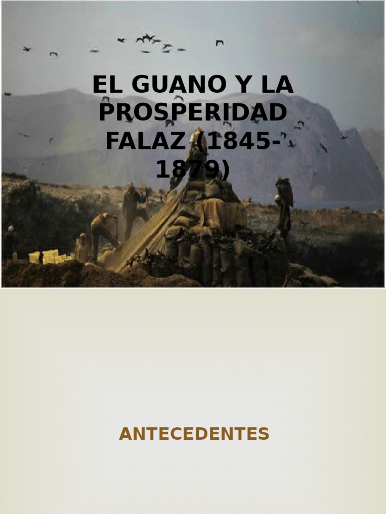 El Guano y La Prosperidad Falaz | PDF | Perú | América del Sur