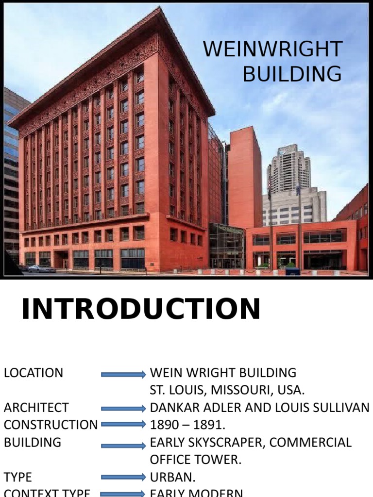Wein Wright Building. | PDF | Buildings And Structures | Design