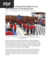 Commentary On The Royal Arch Exaltation Ceremony | PDF | Freemasonry