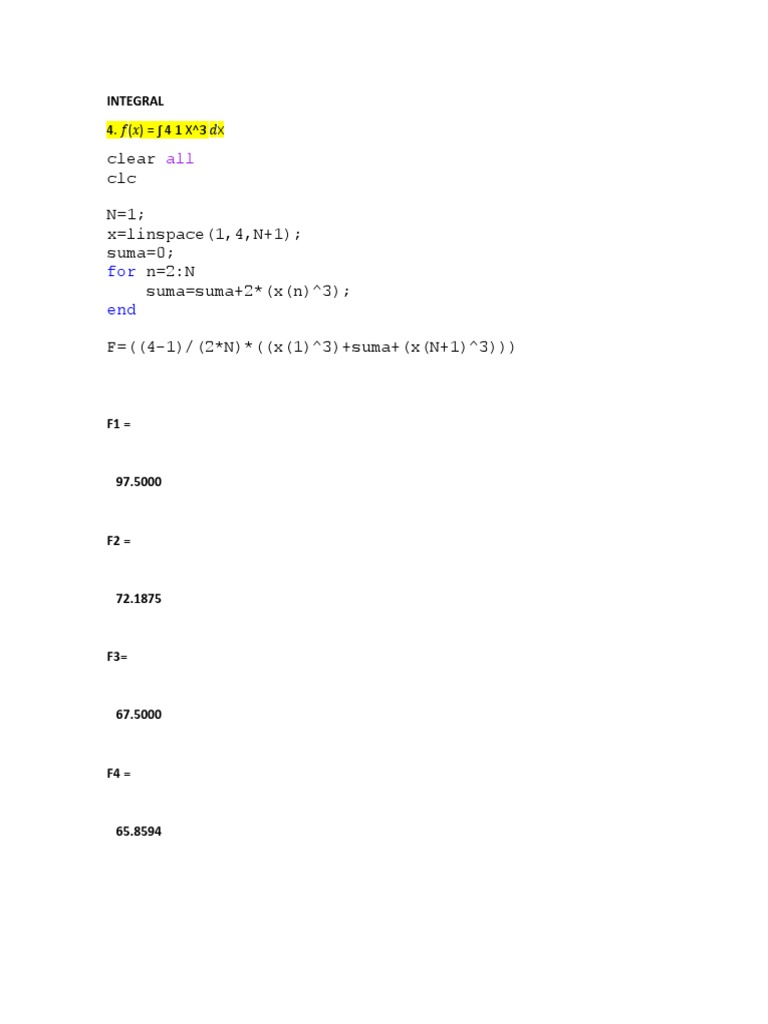 INTEGRAL Taller 3a | PDF | Teaching Methods & Materials