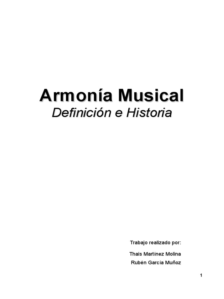 Armonia Moderna - Definición e Historia 220420 PDF | PDF | Escala ...