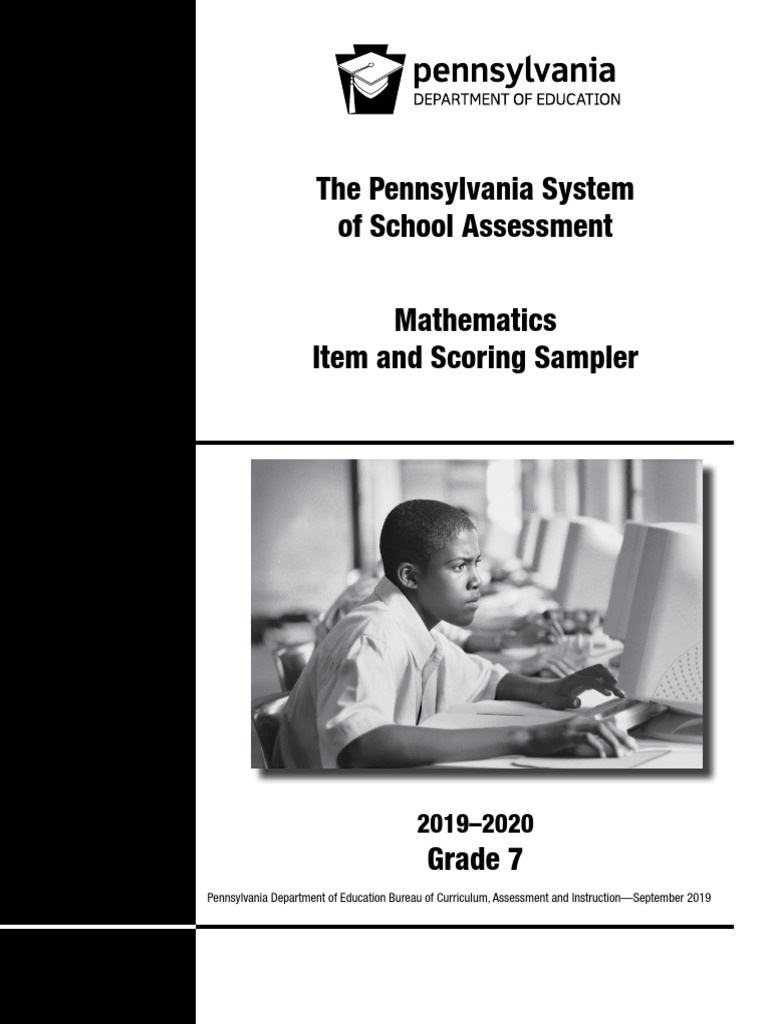2019 PSSA ISS Math Grade 7 PDF | PDF | Educational Assessment ...