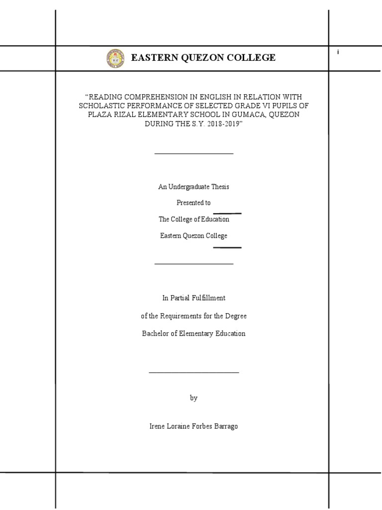 ILFB S FINAL MANUSCRIPT | PDF | Reading Comprehension | Phonics
