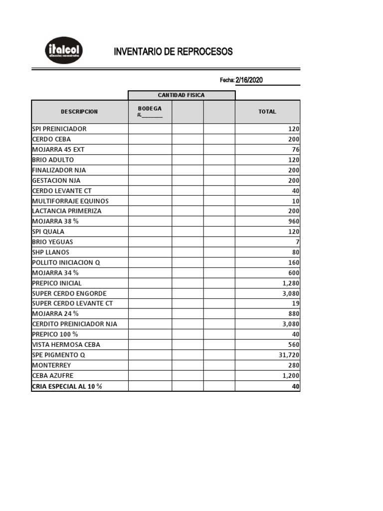 Formato Reprocesos | PDF