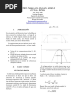 Filtro RLC Pasa Banda Especificaciones y Ecuaciones de Diseño | PDF ...