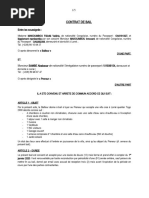Modèle de protocole d'accord transactionnel | PDF