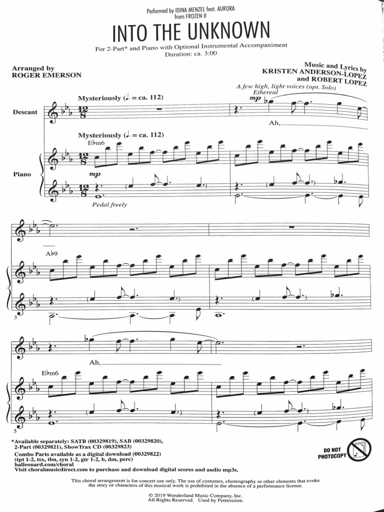 Into The Unknown PDF | PDF