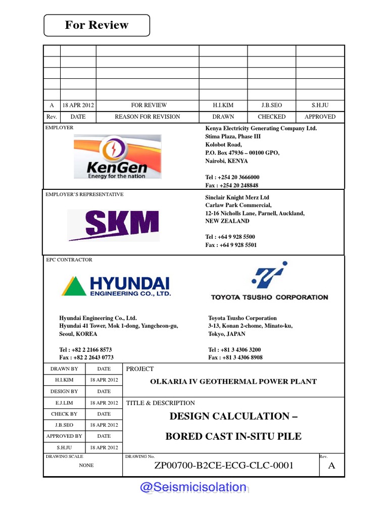 7-Pile Design - DESIGN CALCULATION REPORT | PDF | Deep Foundation ...