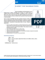 Ficha Tecnica - Tychem 2000 Modelos QC127B QC122B Espanol | PDF | Du ...