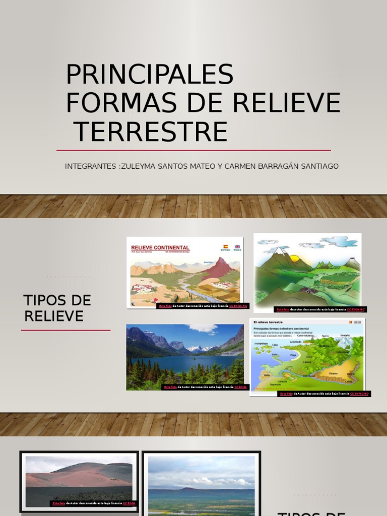 Principales Formas de Relieve Terrestre | PDF