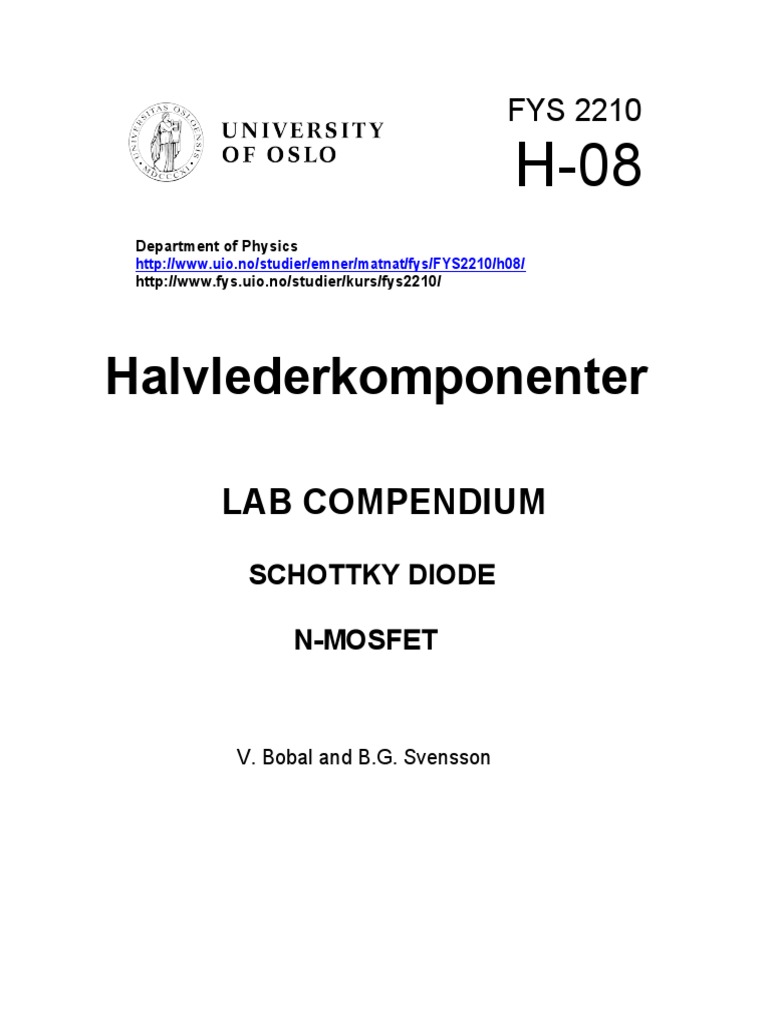 Halvlederkomponenter: Lab Compendium | PDF | Photolithography | Wafer ...