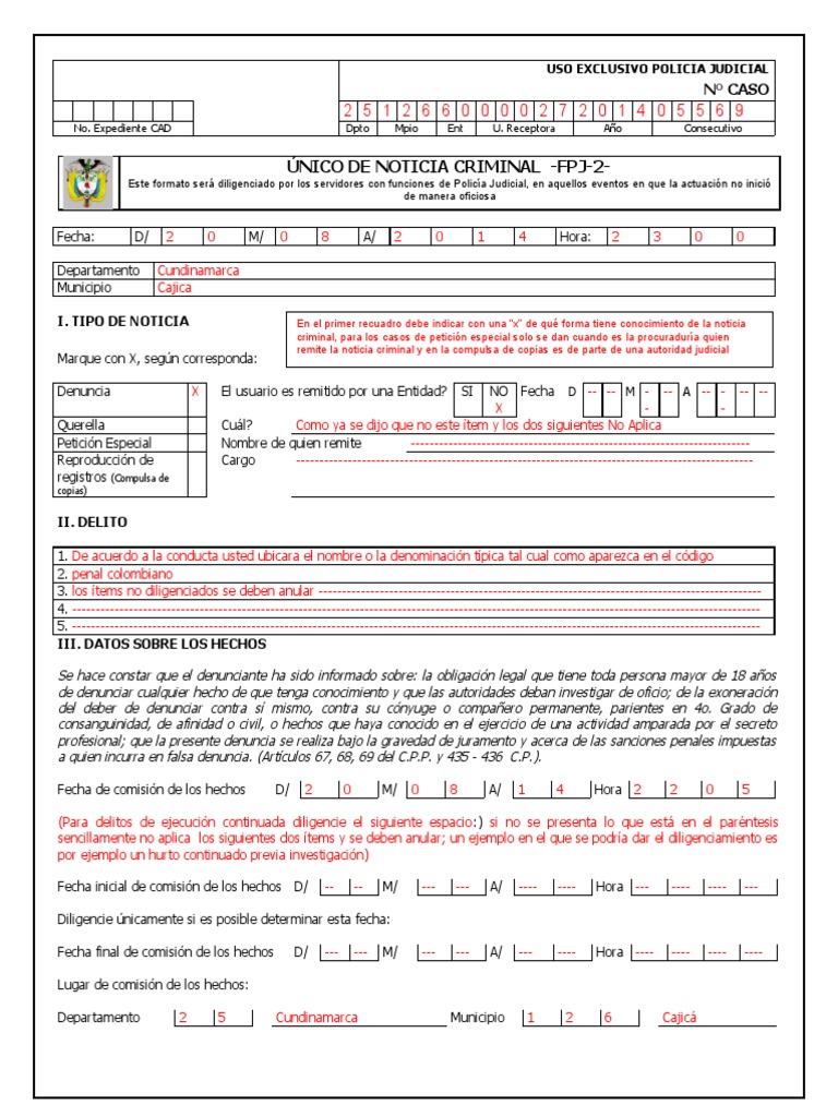 FPJ-02 Noticia Criminal | PDF | Policía | Información del gobierno