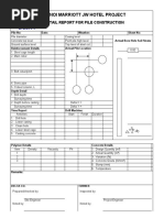 Pile Driving Record Template | PDF | Geotechnical Engineering ...