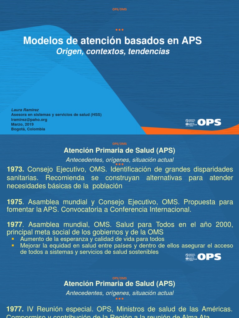 Dra Laura Ramirez PDF | PDF | Organización Panamericana de la Salud ...