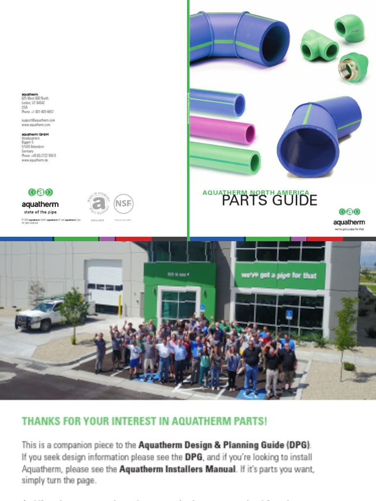 Aqautherm Parts Guide PDF | PDF | Pipe (Fluid Conveyance) | Weight