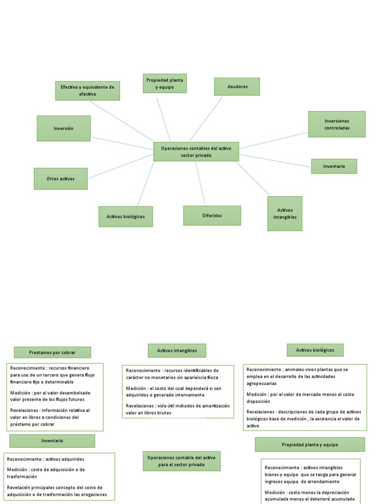 Activo Mapa Mental | PDF | Activo intangible | Depreciación