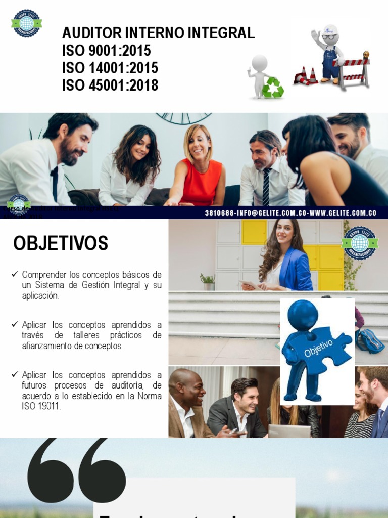 Curso de Auditor Interno Integral HSEQ: Fundamentos para la Planificación de un Sistema de ...