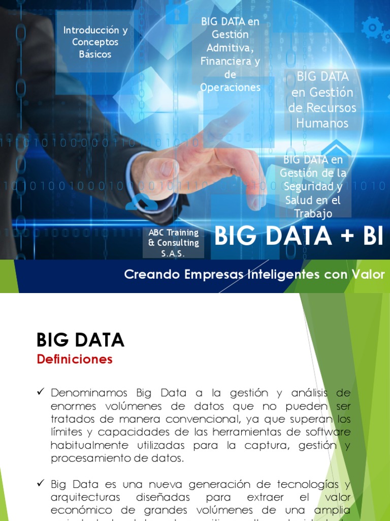 Análisis de los beneficios del Big Data y Business Intelligence para la ...