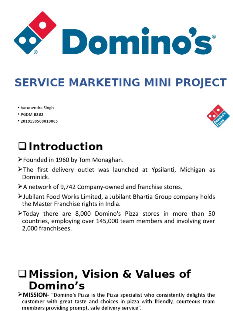 DOMINOS | PDF | Domino's Pizza | Brand