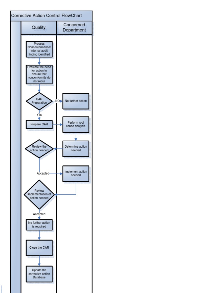 Corrective Action Process Flowchart | PDF