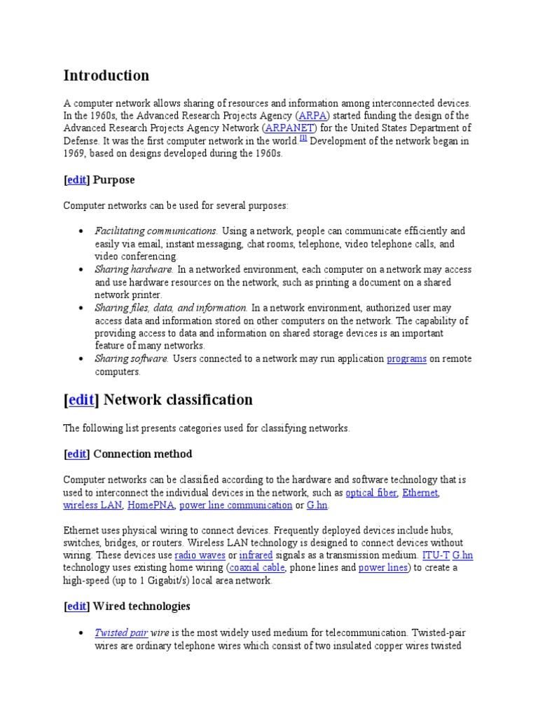 Purpose: Arpa Arpanet | PDF | Computer Network | Network Switch
