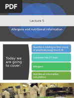 Allergen Awareness Training Presentation | PDF | Food Allergy | Food ...