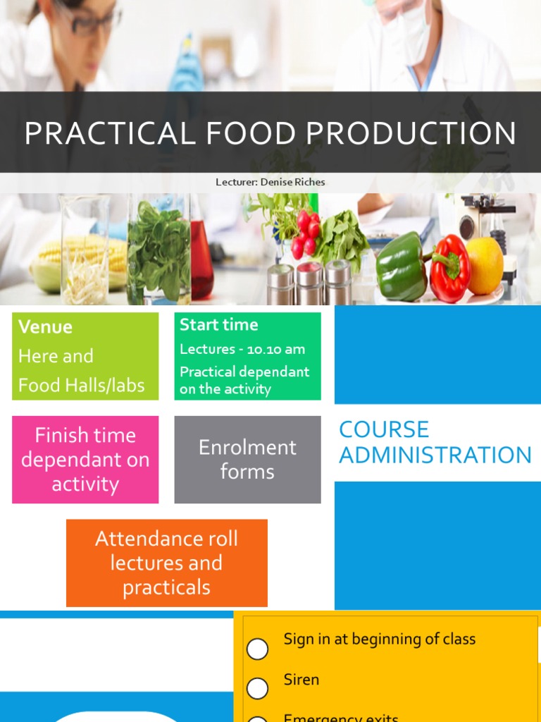 Introduction To Practical Food Production 2019 | PDF | Foods | Food And ...