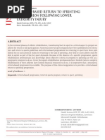 Aspetar Hamstring Protocol | PDF | Anatomical Terms Of Motion | Knee