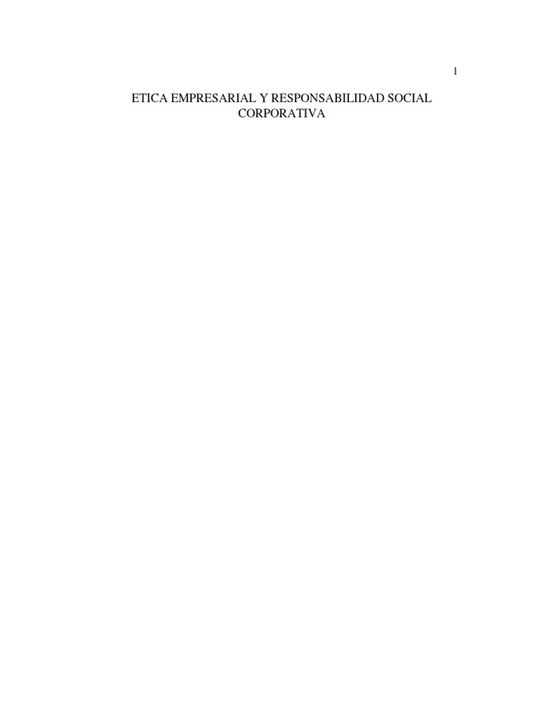 Caso Practico Etica Empresarial y RSC | PDF | Outsourcing | Responsabilidad social corporativa