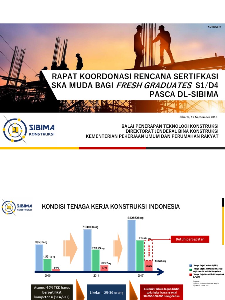 Penjelasan Umum Rencana Sertifikasi SKA Muda 1 Tahun PDF | PDF