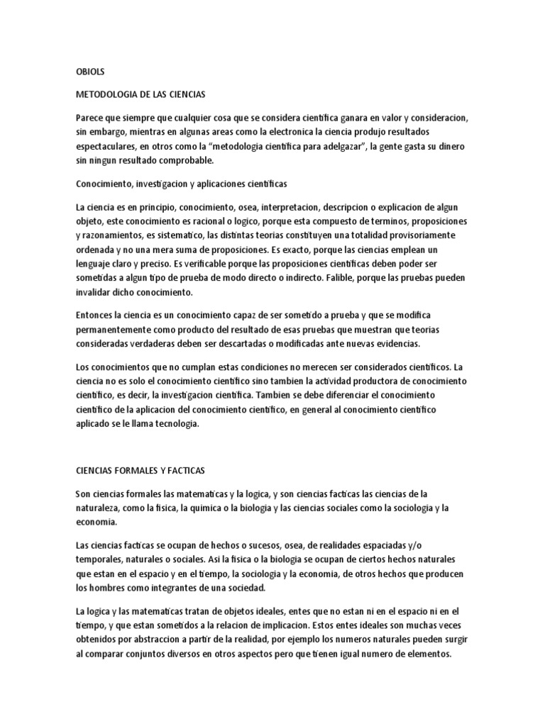 OBIOLS | PDF | Axioma | Teoría