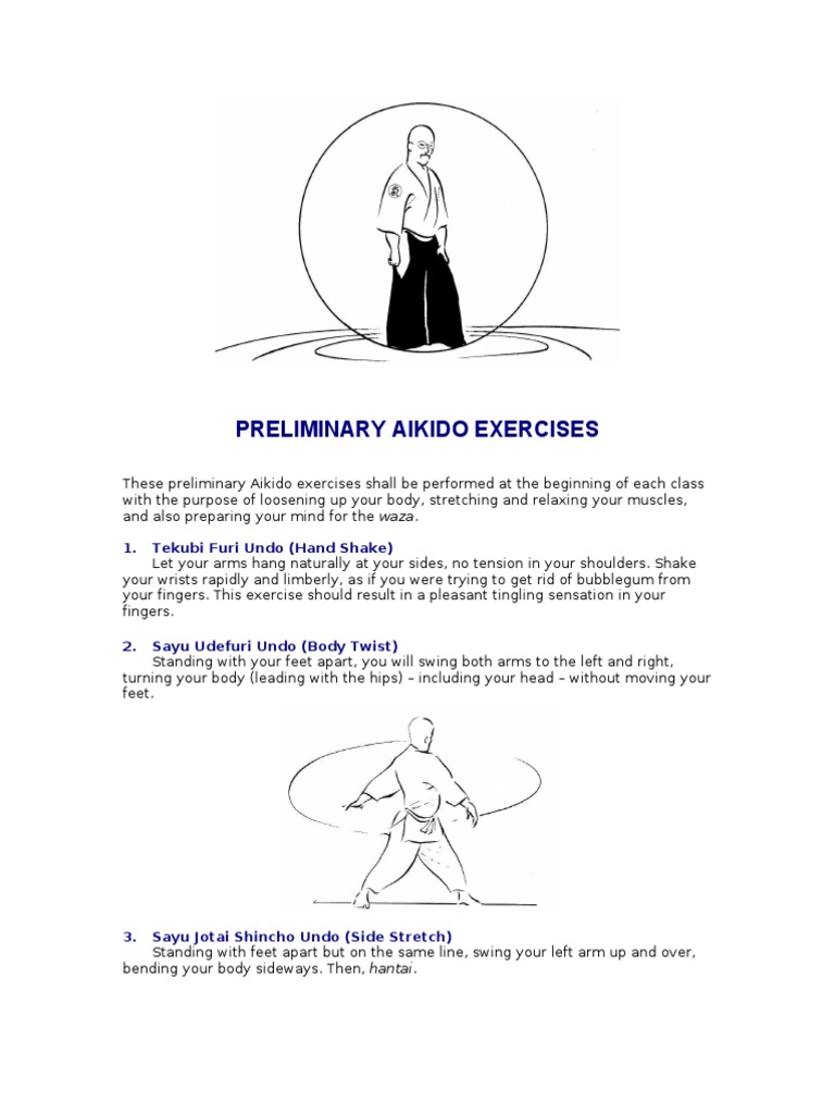Aikido Exercises | PDF | Hand | Elbow