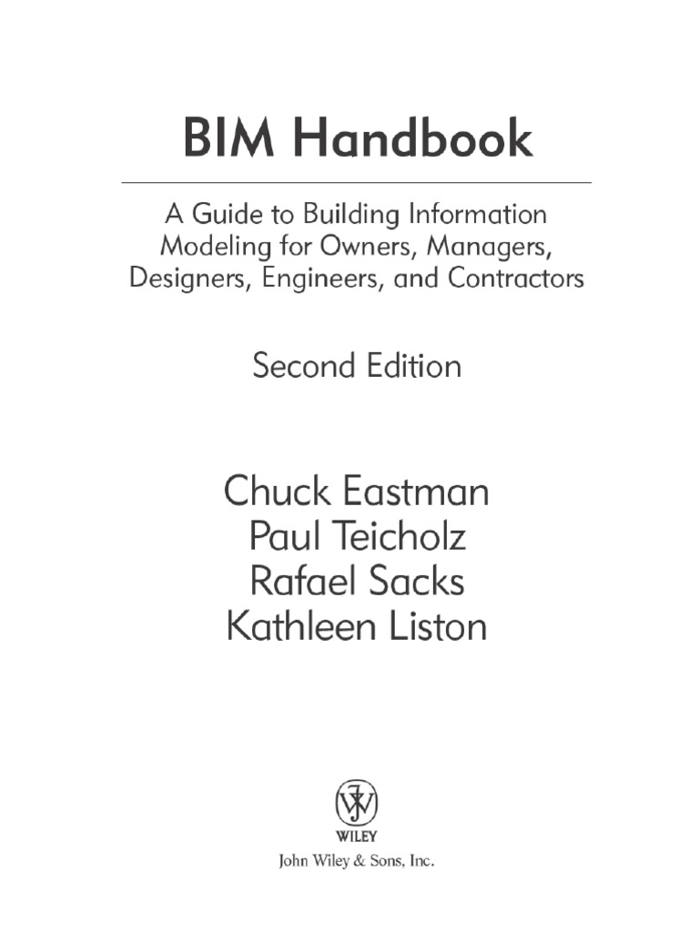 BIM Handbook Second Edition by Chuck Eas 1.en - Es | PDF | Diseño ...